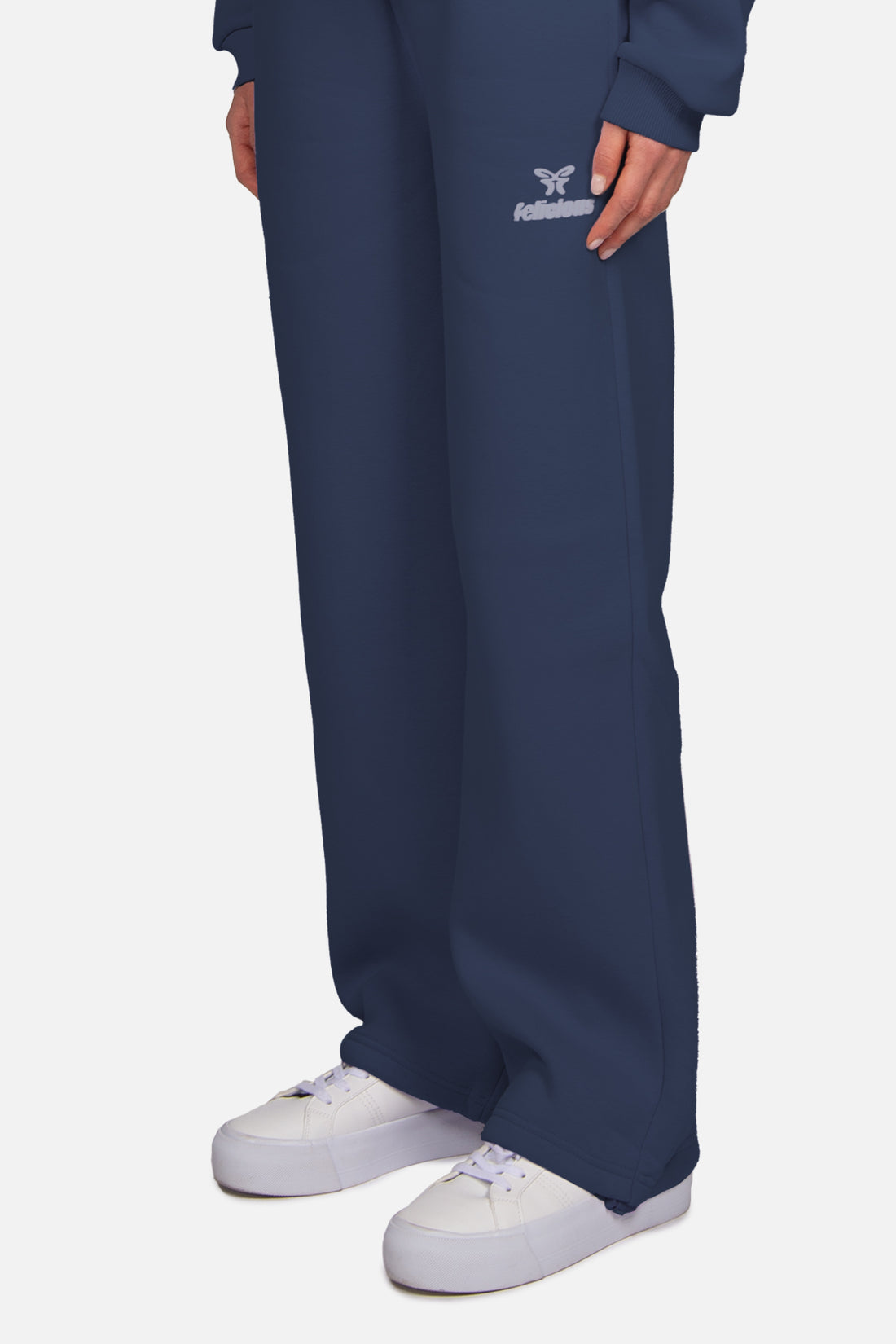 Basic Logo Sweatpants Stone Blue